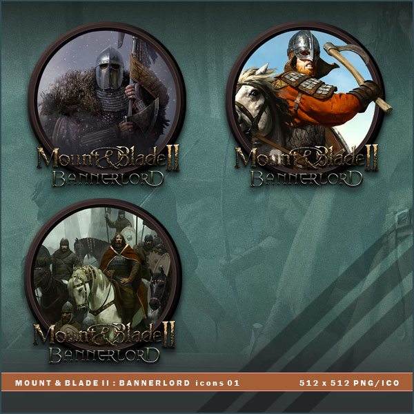 Mount and Blade II: Bannerlord icons by BrokenNoah on DeviantArt