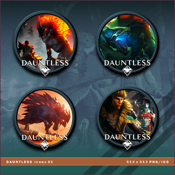 Dauntless icons by BrokenNoah on DeviantArt