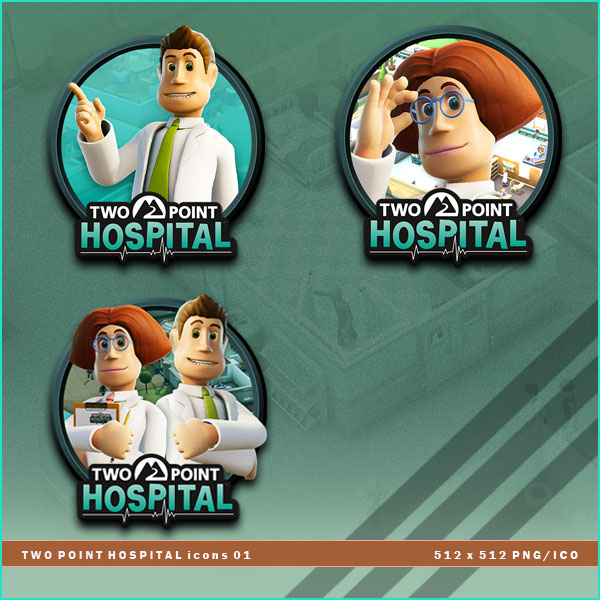 Two Point Hospital icons by BrokenNoah on DeviantArt