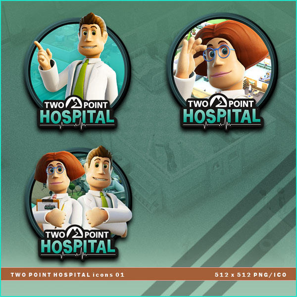 Two Point Hospital icons by BrokenNoah on DeviantArt