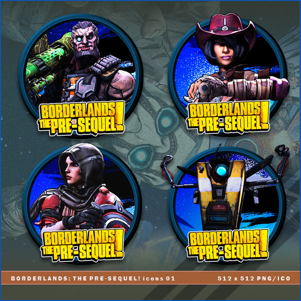 Borderlands: The Pre-Sequel! icons by BrokenNoah on DeviantArt
