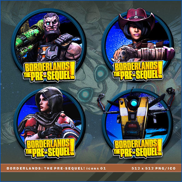 Borderlands: The Pre-Sequel! icons by BrokenNoah on DeviantArt