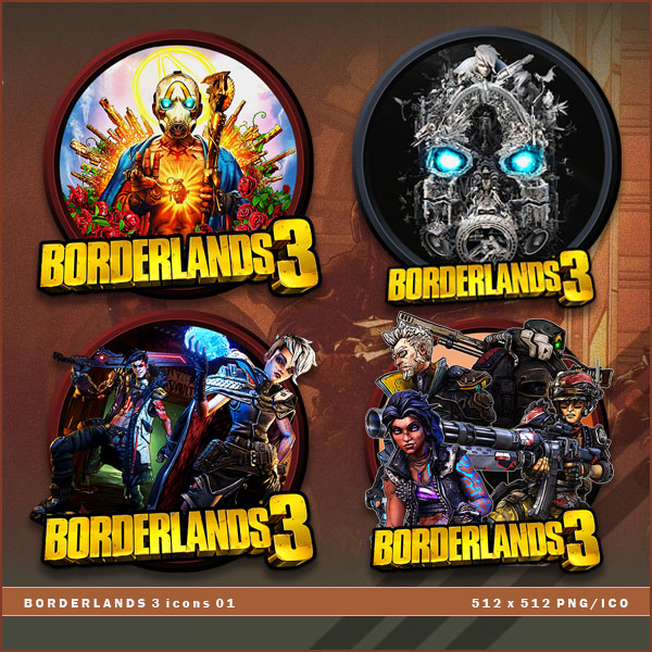 Borderlands 3 icons by BrokenNoah on DeviantArt