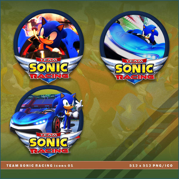 Team Sonic Racing icons by BrokenNoah on DeviantArt