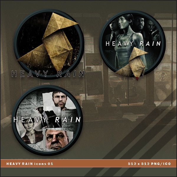 Heavy Rain icons by BrokenNoah on DeviantArt