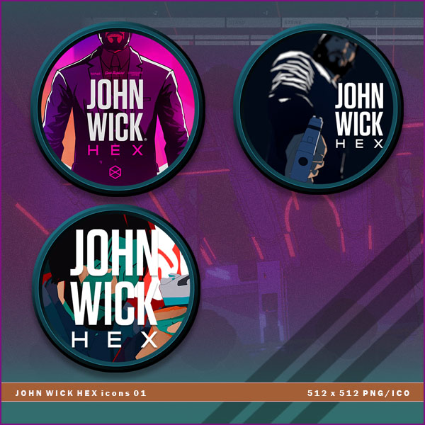 John Wick Hex icons by BrokenNoah on DeviantArt