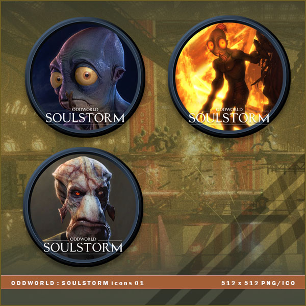 Oddworld: Soulstorm icons by BrokenNoah on DeviantArt