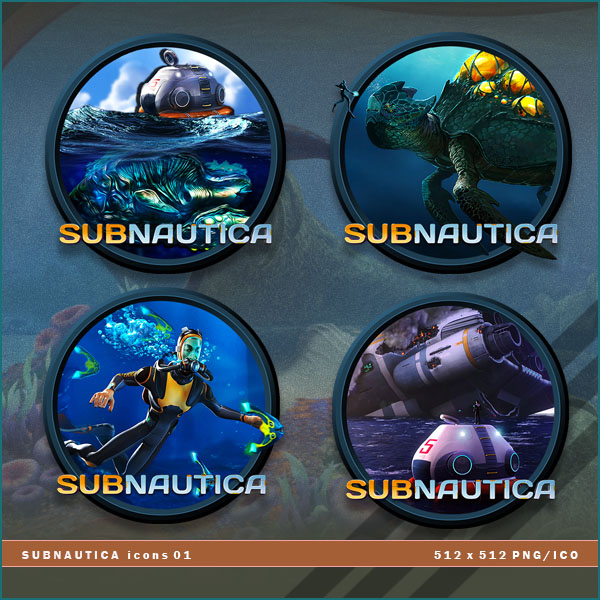 Subnautica icons by BrokenNoah on DeviantArt