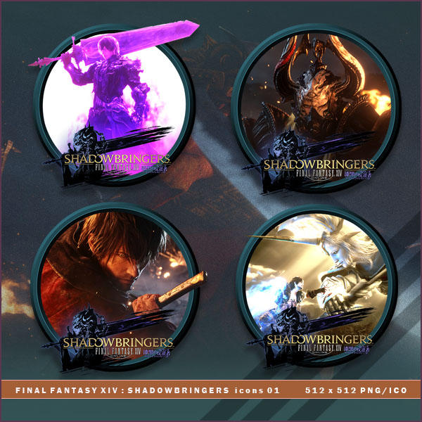 Final Fantasy XIV: Shadowbringers icons by BrokenNoah on DeviantArt