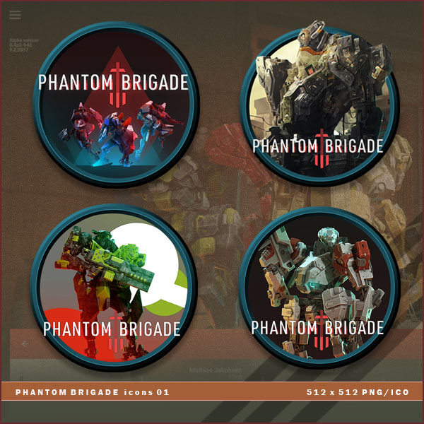 Phantom Brigade icons by BrokenNoah on DeviantArt