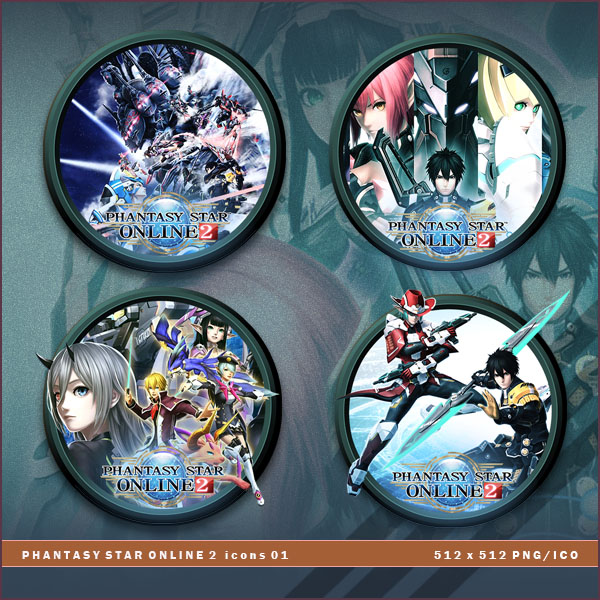 Phantasy Star Online 2 icons by BrokenNoah on DeviantArt