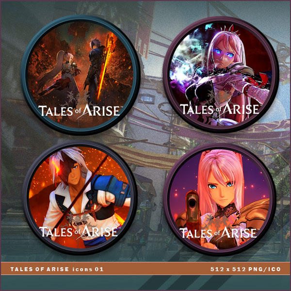 Tales of Arise icons 01 by BrokenNoah on DeviantArt