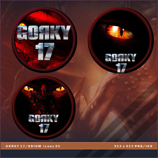 Gorky 17 a.k.a. Odium icons by BrokenNoah on DeviantArt