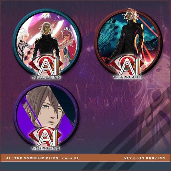 AI: The Somnium Files icons by BrokenNoah on DeviantArt