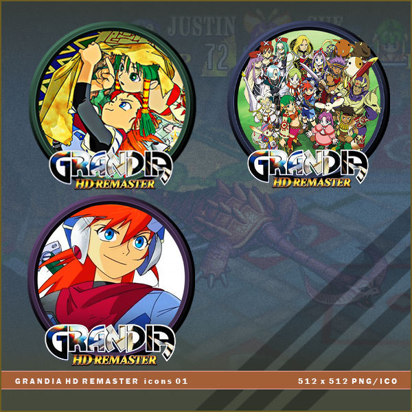 Grandia HD Remaster icons by BrokenNoah on DeviantArt