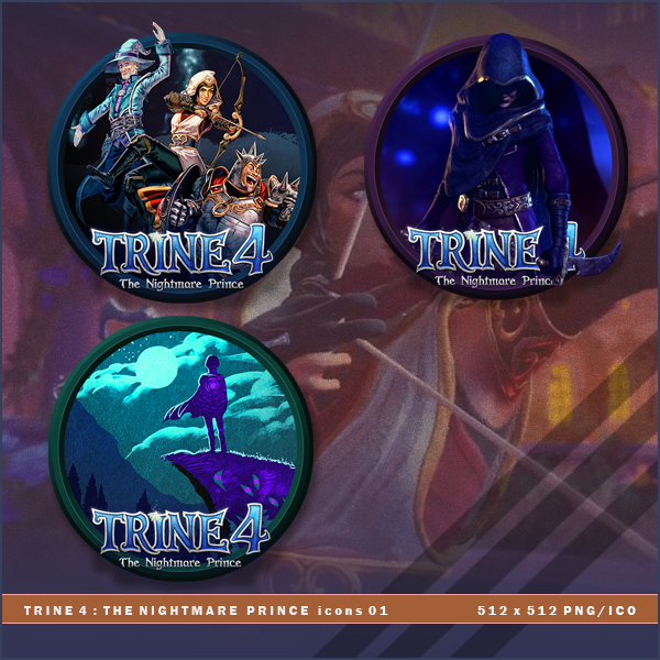 Trine 4: The Nightmare Prince icons by BrokenNoah on DeviantArt