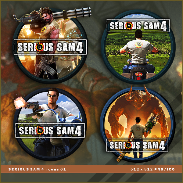 Serious Sam 4 icons by BrokenNoah on DeviantArt