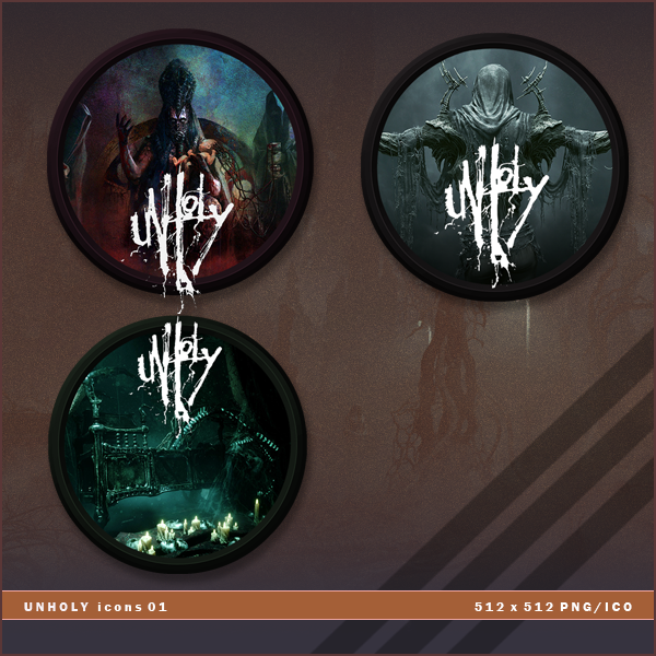 Unholy icons by BrokenNoah on DeviantArt