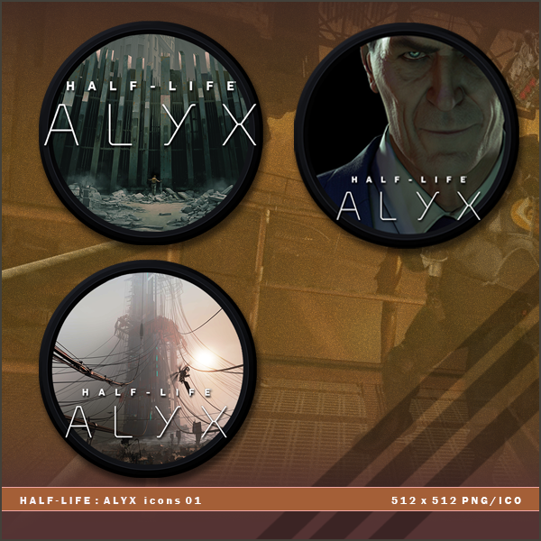 Half-Life: Alyx icons by BrokenNoah on DeviantArt