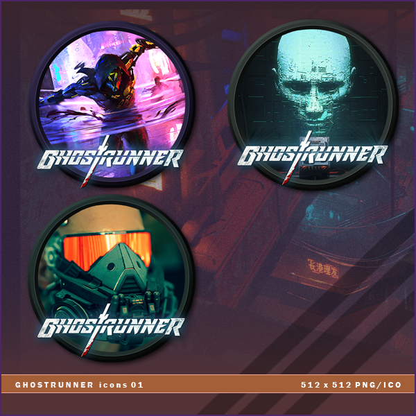 Ghostrunner icons by BrokenNoah on DeviantArt