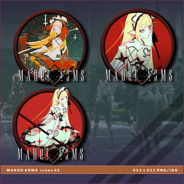 Mahou Arms icons by BrokenNoah on DeviantArt
