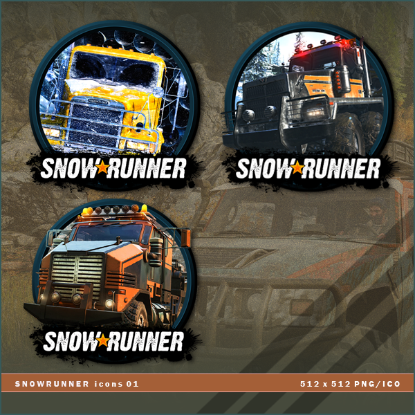 SnowRunner icons by BrokenNoah on DeviantArt