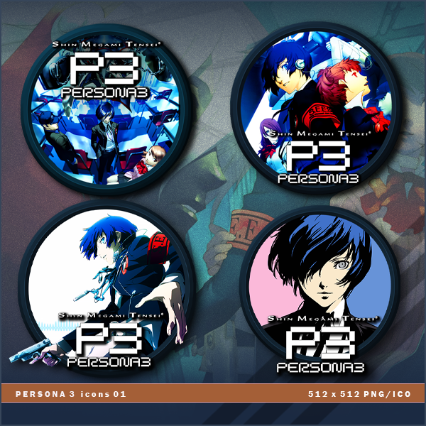 Persona 3 icons by BrokenNoah on DeviantArt