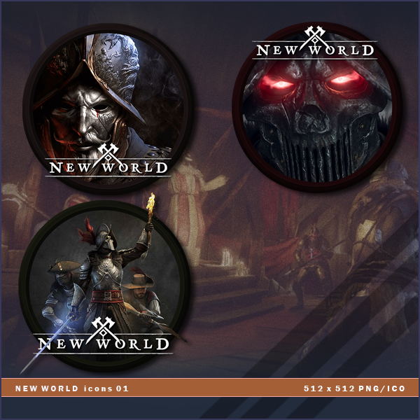 New World icons by BrokenNoah on DeviantArt