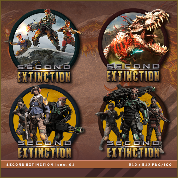 Second Extinction icons by BrokenNoah on DeviantArt