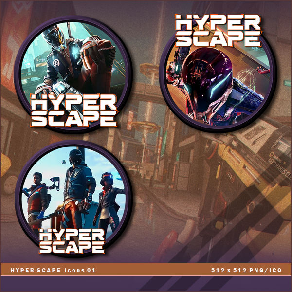 Hyper Scape icons by BrokenNoah on DeviantArt