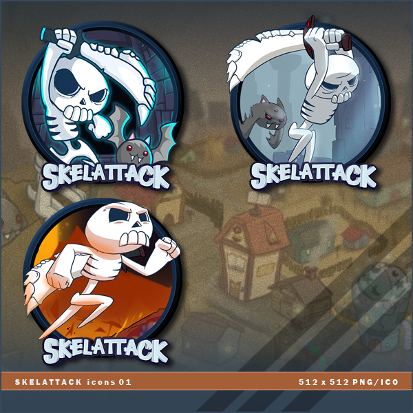 Skelattack icons by BrokenNoah on DeviantArt