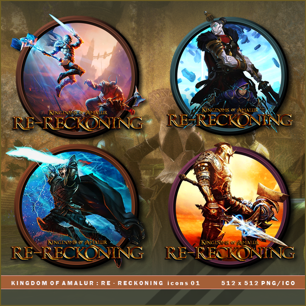 Kingdoms of Amalur: Re-Reckoning icons by BrokenNoah on DeviantArt