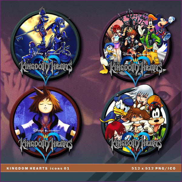 Kingdom Hearts icons by BrokenNoah on DeviantArt