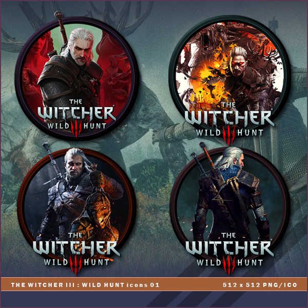 The Witcher III: Wild Hunt icons by BrokenNoah on DeviantArt