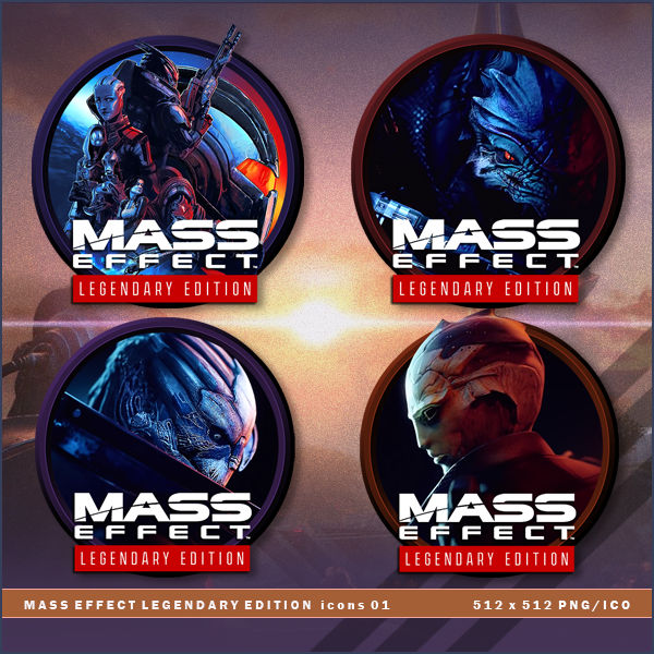 Mass Effect Legendary Edition icons 01 by BrokenNoah on DeviantArt