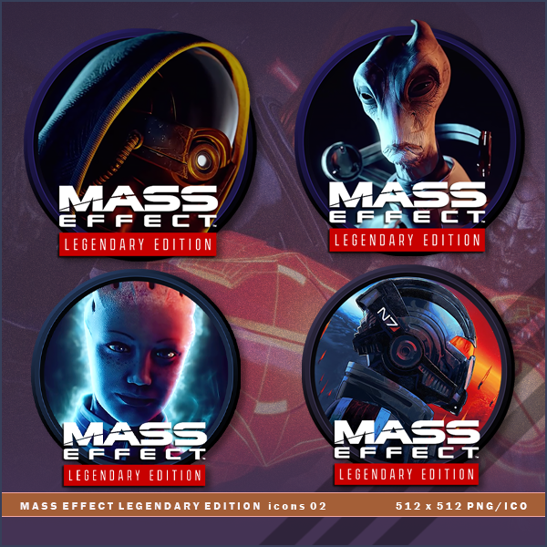 Mass Effect Legendary Edition icons 02 by BrokenNoah on DeviantArt