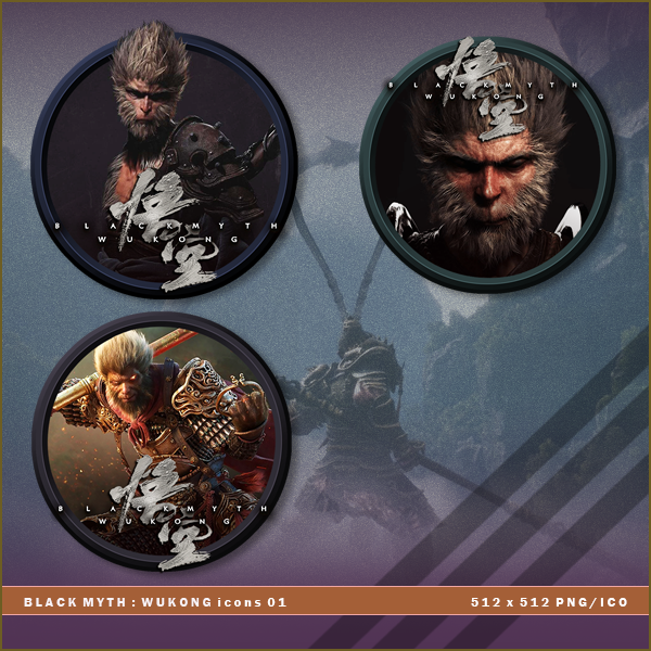 Black Myth: Wukong icons by BrokenNoah on DeviantArt