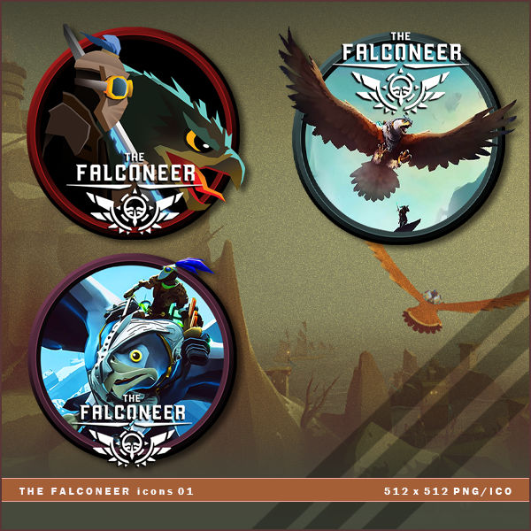 The Falconeer icons by BrokenNoah on DeviantArt