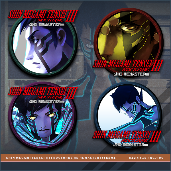 Shin Megami Tensei III Nocturne HD Remaster icons by BrokenNoah on ...