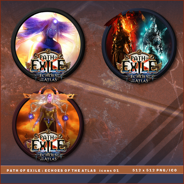 Path of Exile: Echoes of the Atlas icons by BrokenNoah on DeviantArt