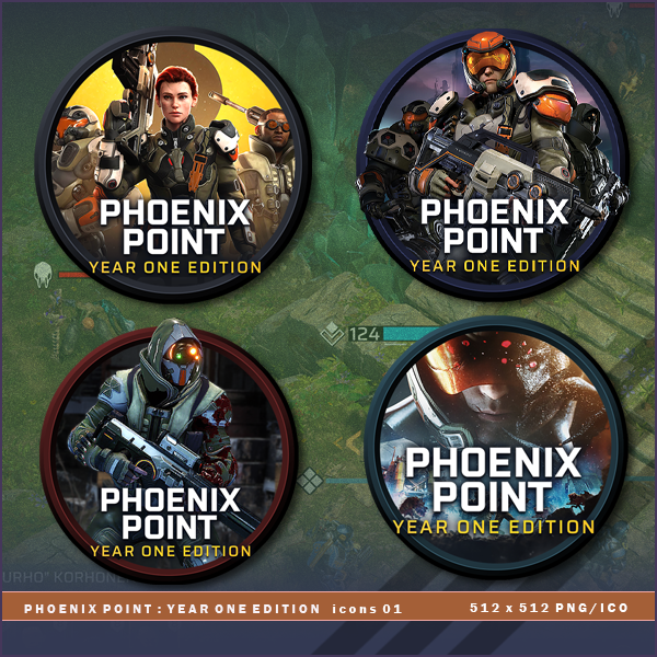 Phoenix Point: Year One Edition icons by BrokenNoah on DeviantArt