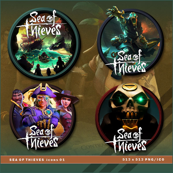 Sea of Thieves icons by BrokenNoah on DeviantArt
