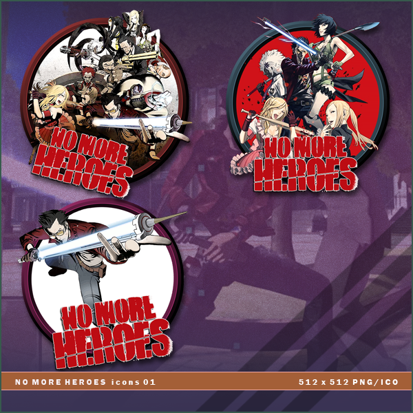 No More Heroes icons by BrokenNoah on DeviantArt