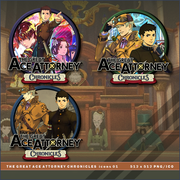 The Great Ace Attorney Chronicles Icons By Brokennoah On Deviantart