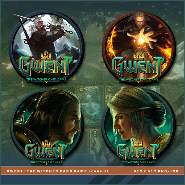 Gwent: The Witcher Card Game icons by BrokenNoah on DeviantArt