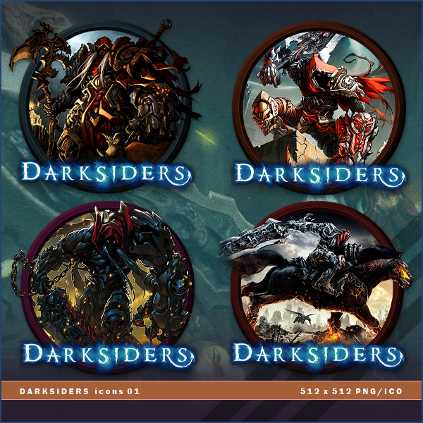 Darksiders icons by BrokenNoah on DeviantArt