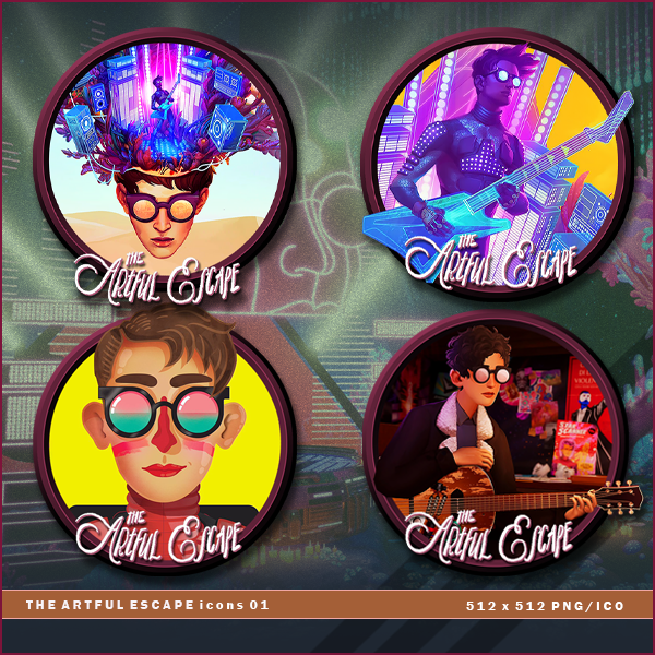 The Artful Escape icons by BrokenNoah on DeviantArt