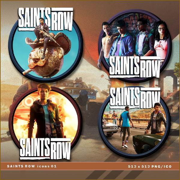 Saints Row icons by BrokenNoah on DeviantArt