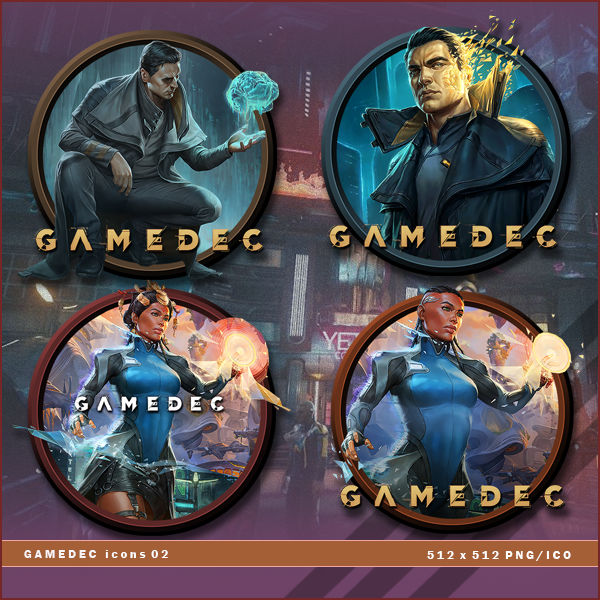 Gamedec icons 02 by BrokenNoah on DeviantArt