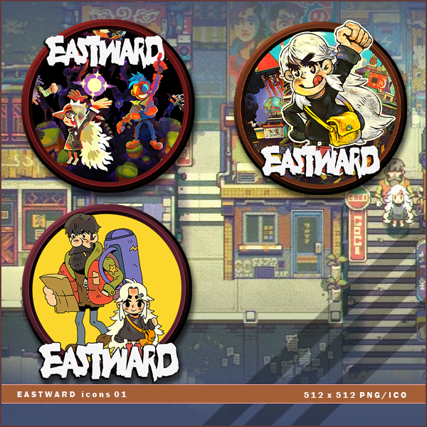 Eastward icons by BrokenNoah on DeviantArt